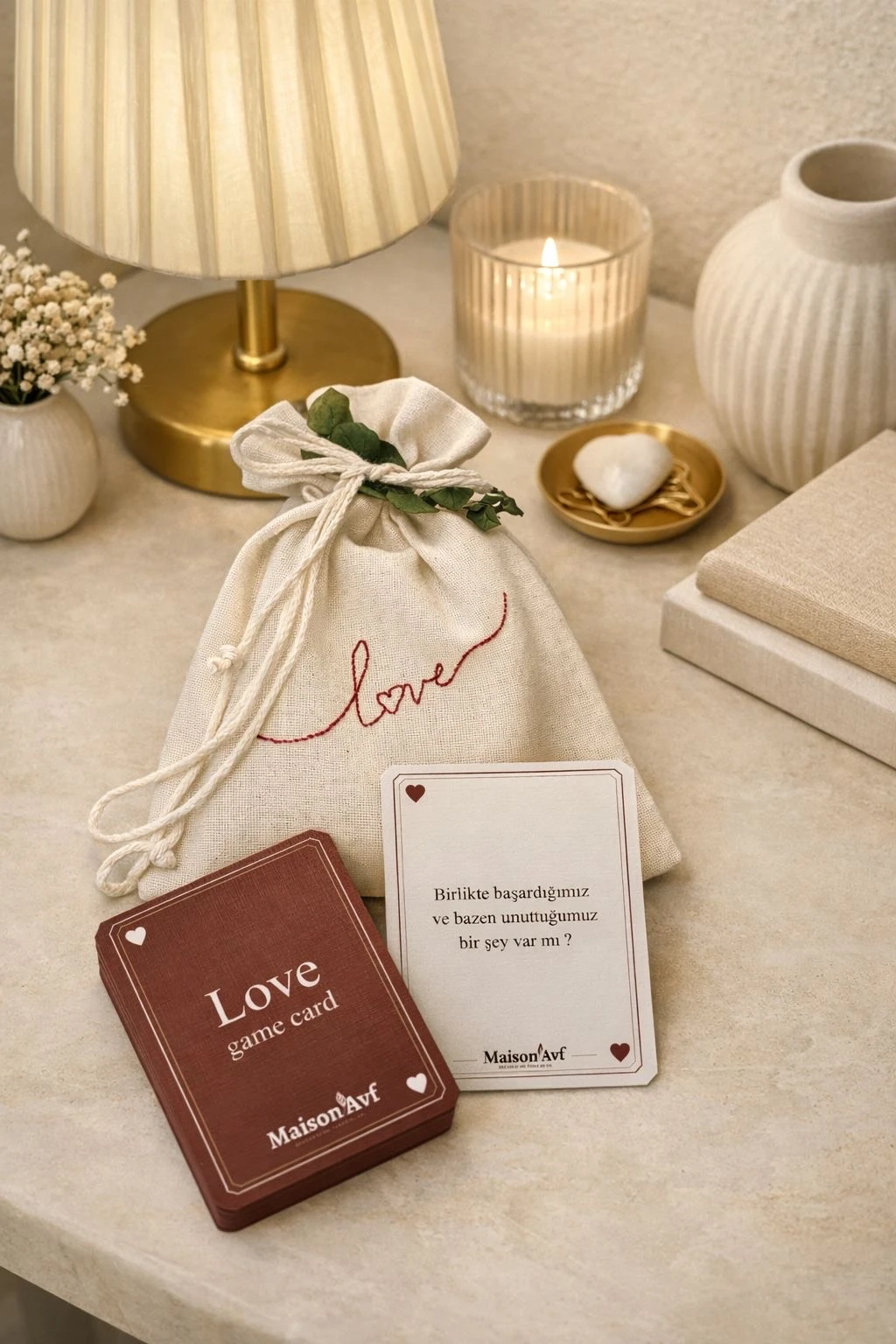 Maison Avf Love Game Cards – Kişiselleştirilebilir Sevgililer Günü Çift ...