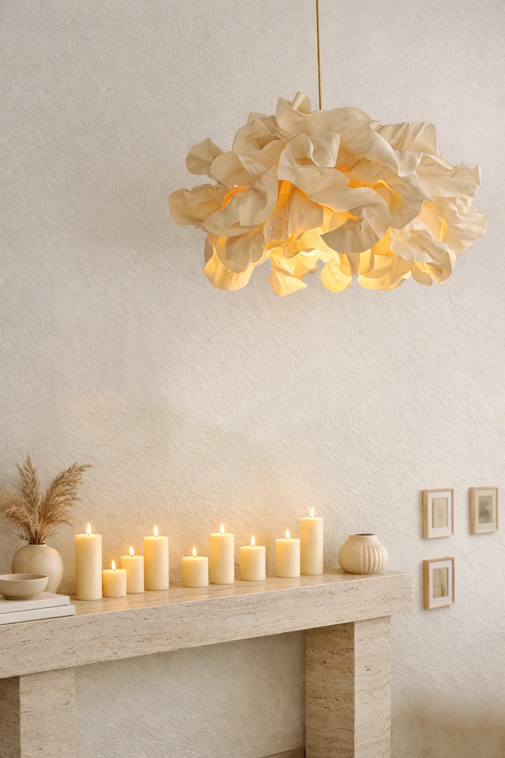 AVF Atelier Eva Krem Sarkıt Avize