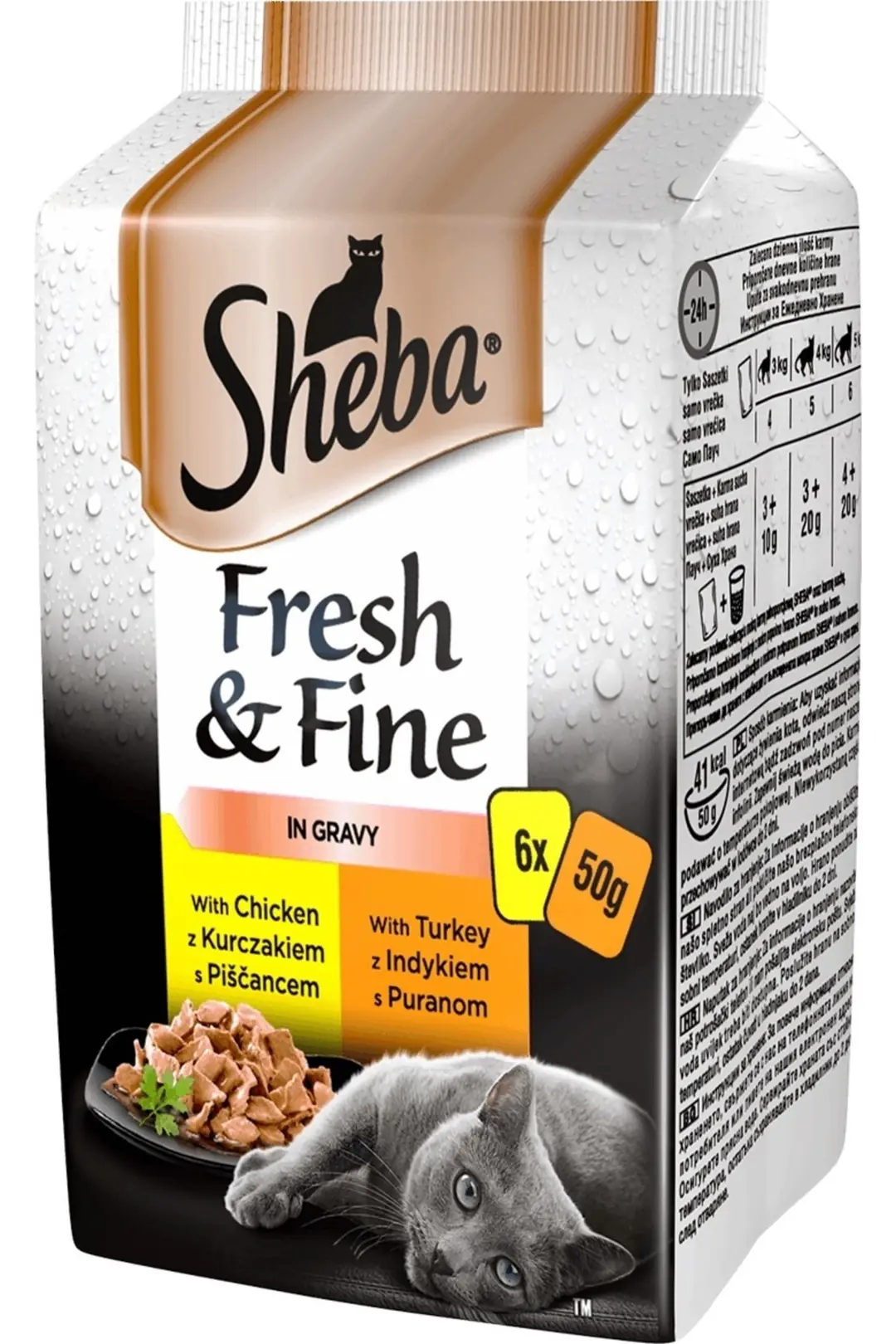 Sheba Fresh & Fine Kümes Hayvanları Yaş Mama 6x50 Gr - Petpal