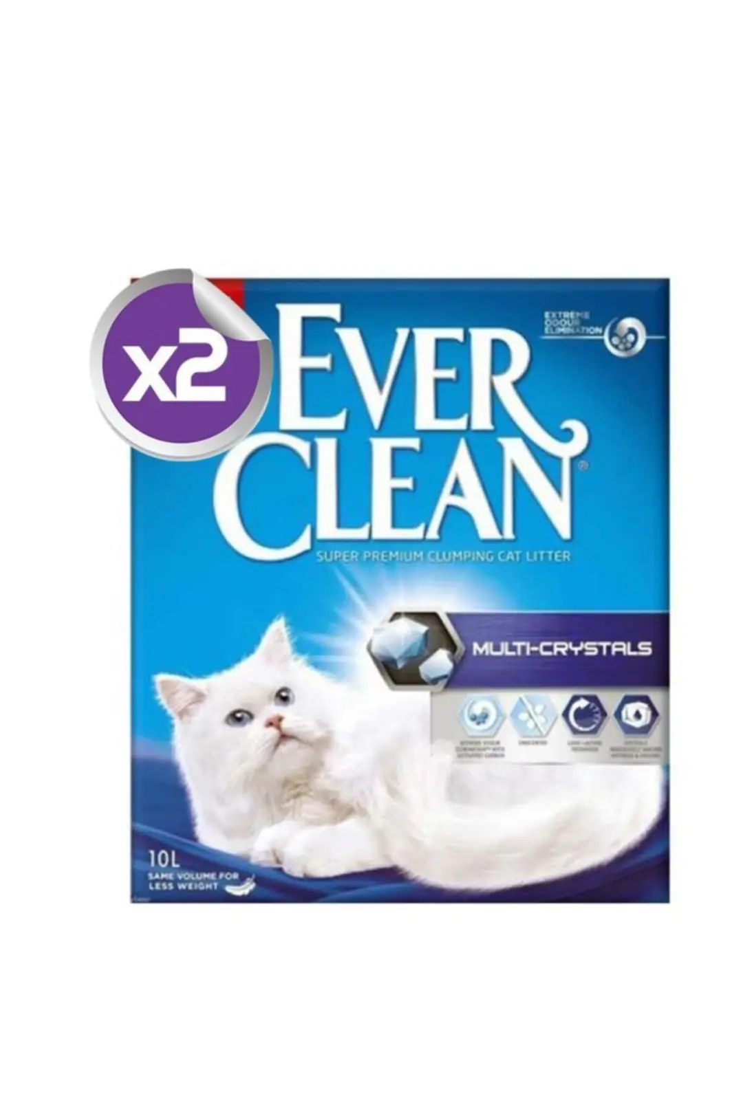 Ever Clean Multi Crystals Kedi Kumu 2x10lt - Petpal