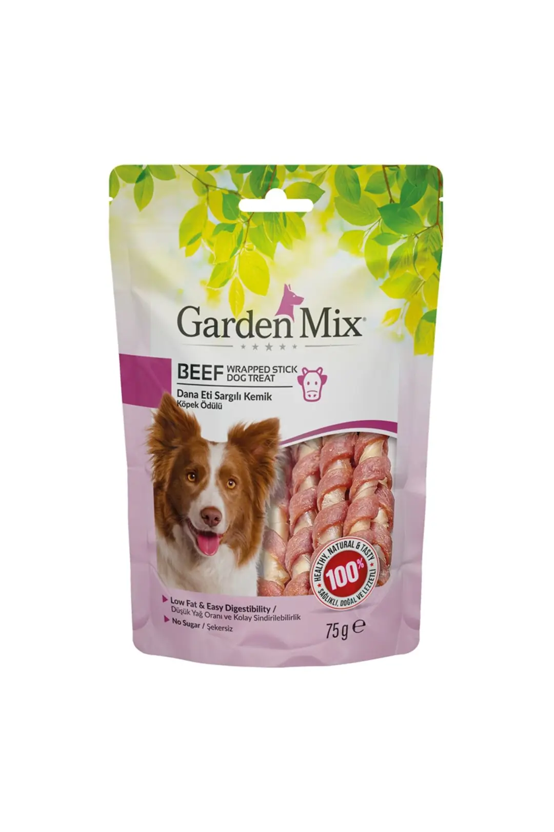 GARDEN MIX TAVUK SARGILI KEMİK KÖPEK ÖDÜLÜ 75 GR - Petpal