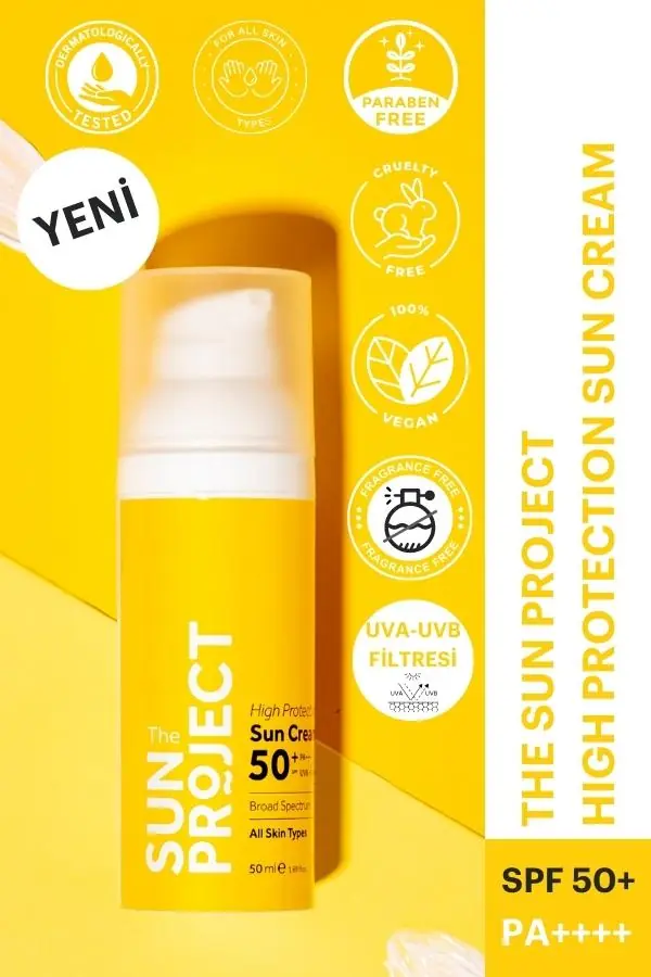 The Sun Project High Protection Sun Cream Yüksek Korumalı Güneş Kremi ...