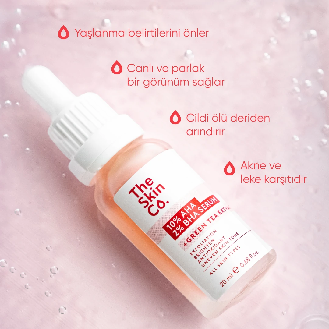 The Skin Co. %10 AHA %2 BHA Cilt Tonu Eşitleyici & Gözenek ...