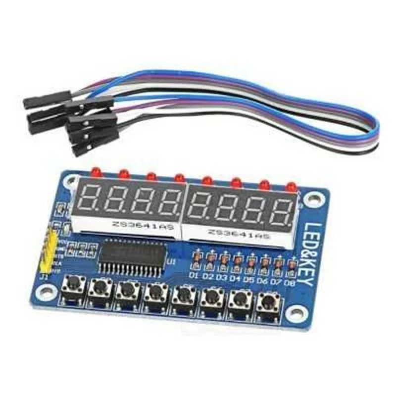 Tm1638 Arduino Compatible 7-Segment Display and Button Module ₺ 291.90 | Sumozade.com