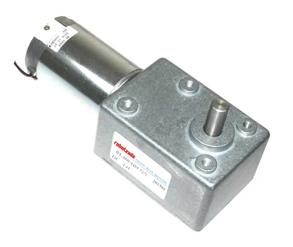 24V 60Rpm Worm Gear Motor High Torque $ 99.90 | Sumozade.com