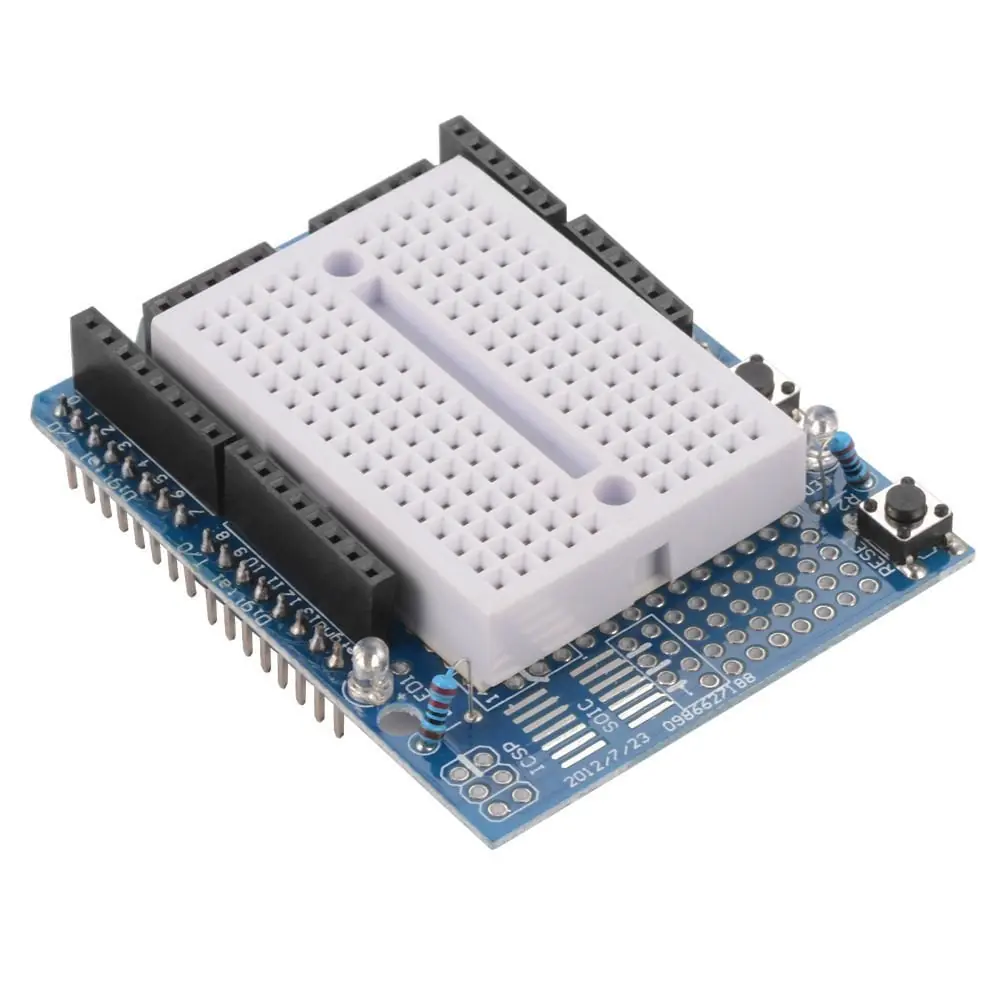 Arduino UNO R3 Proto Shield with Mini Breadboard $ 3.00 | Sumozade.com