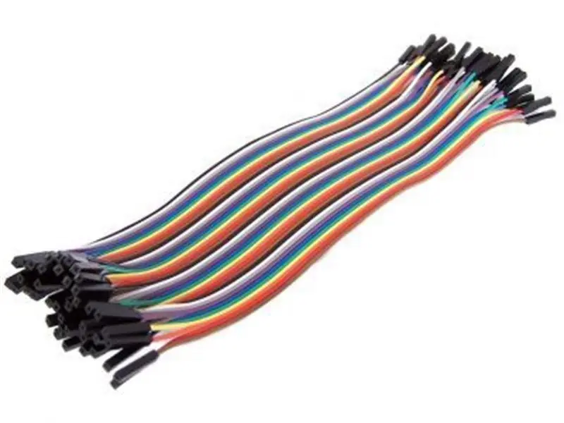40 Pin Detachable Female-Female Jumper Cable (200mm) $ 1.50 | Sumozade.com