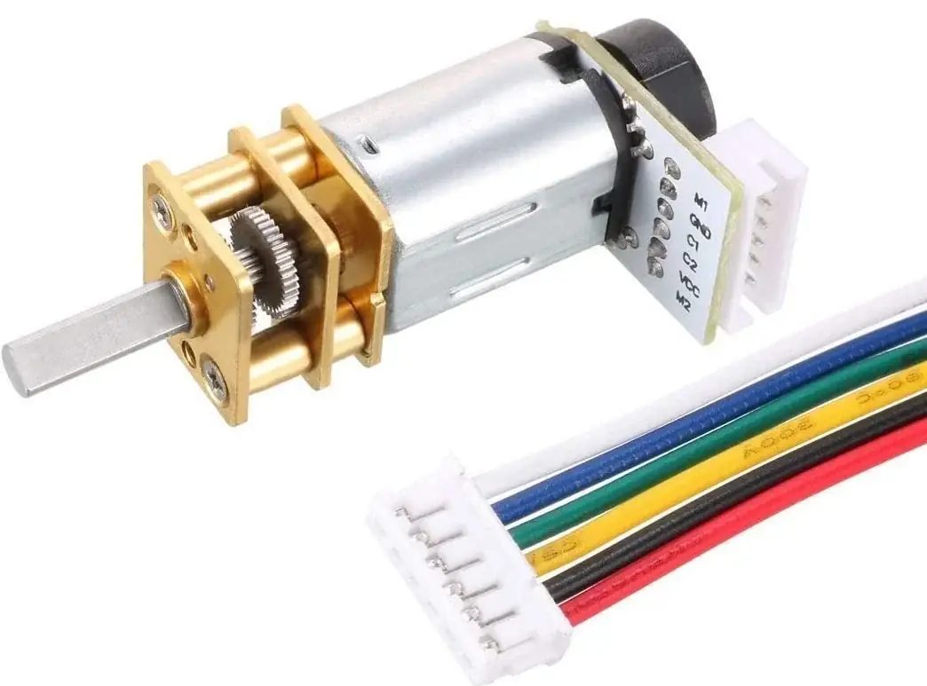 NovaMax 6V 500 RPM Micro DC Motor with Encoder $ 12.00 | Sumozade.com