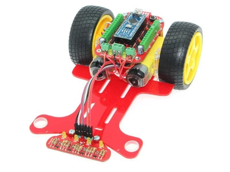 Alpha Line Follower Robot Kit - Unassembled ₺ 1,682.50 | Sumozade.com