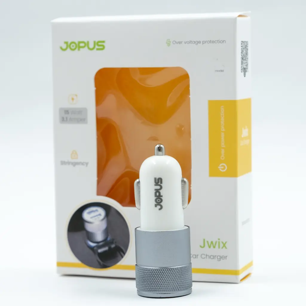 3100 mAh İkili USB Araç Şarj Aleti Jopus JO-A6