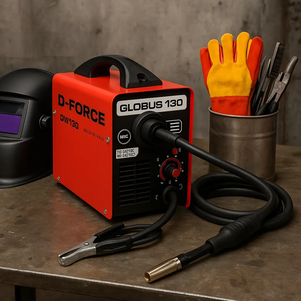 D-FORCE DW130 Gazsız Gazaltı Kaynak Makinesi Kırmızı 130 Amper