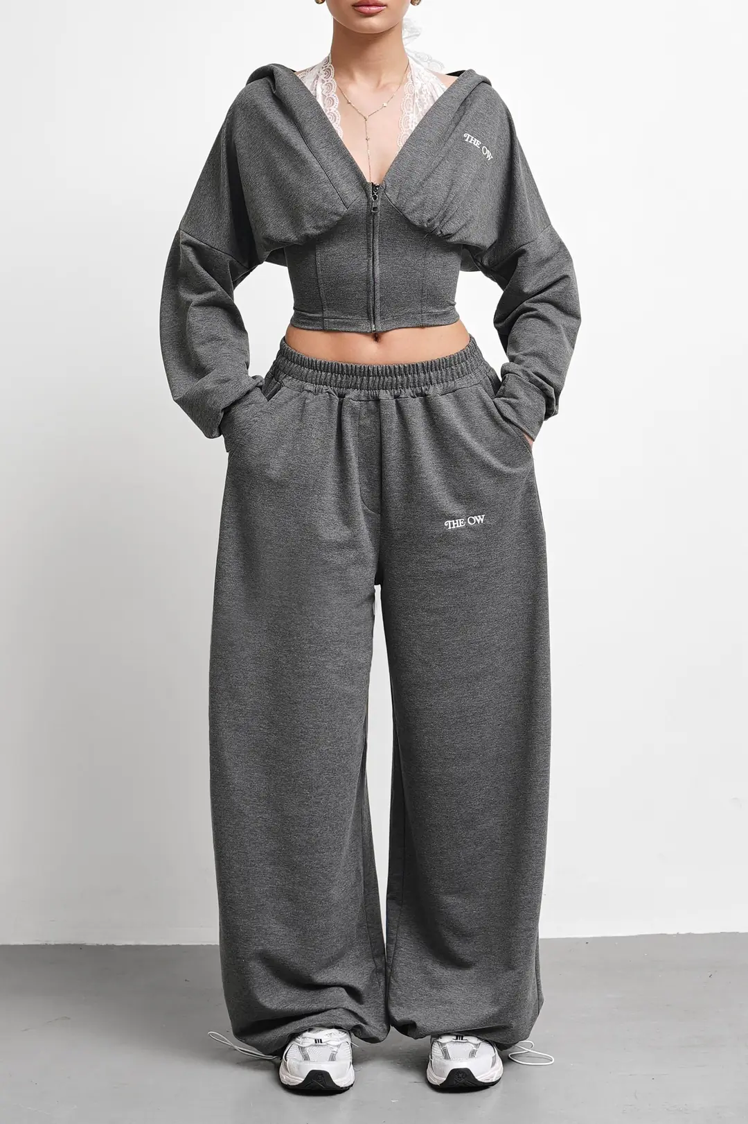 THEOW Oversize Grimelanj Stoperli Eşofman Altı