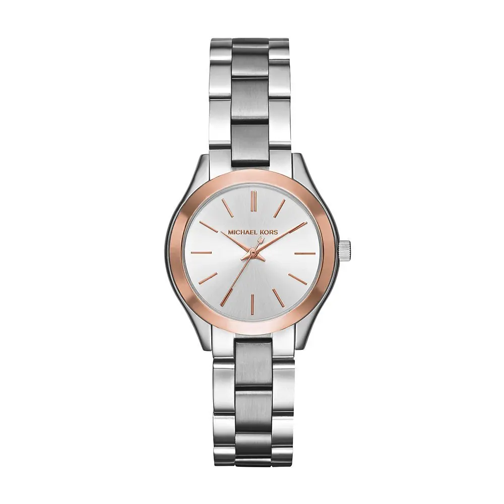 Slim Runway Silver Stainless Steel Women's Watch MK3514