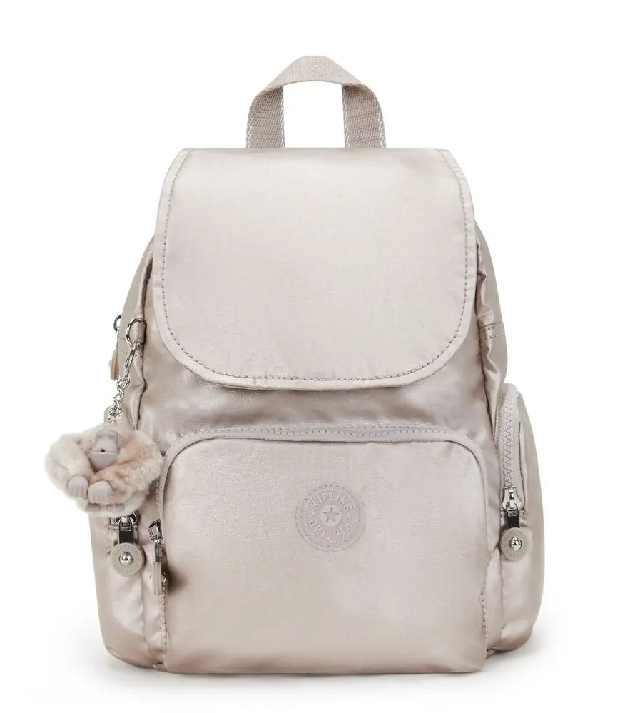 City Zip Mini Metallic Glow Backpack