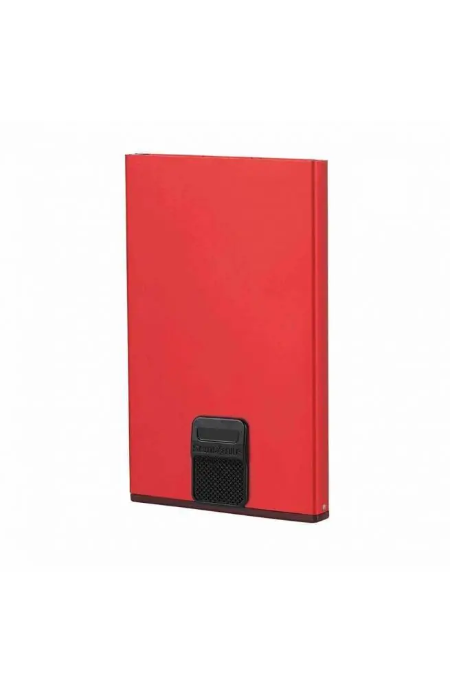 Porta Carte 201 Red Slide Up Case