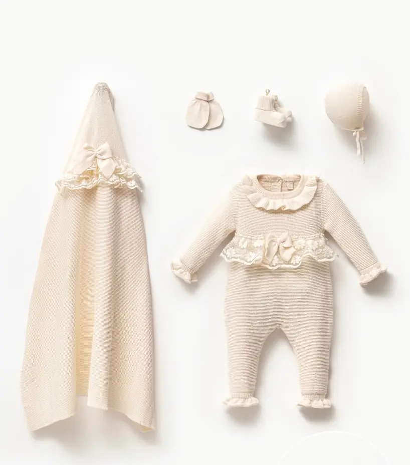 Minoss Babyden Şok Kampanya 📣 Kız Bebek Premium 0-3 Ay Krem Linksli ...