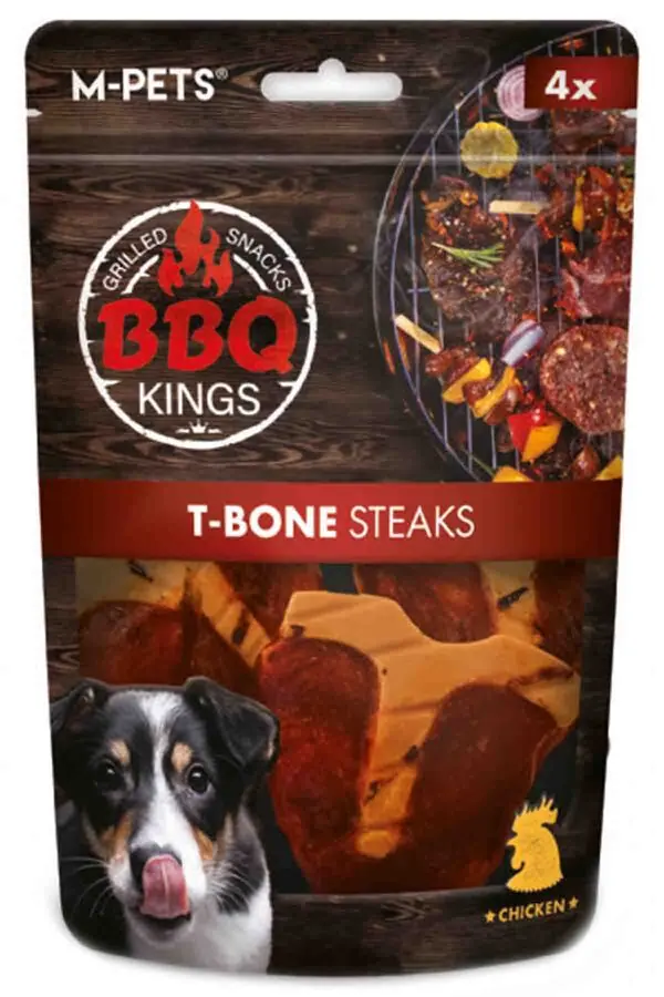 M-PETS BBQ KINGS T BONE STEAKS CHICKEN ÖDÜL 105GR - Mavireyon