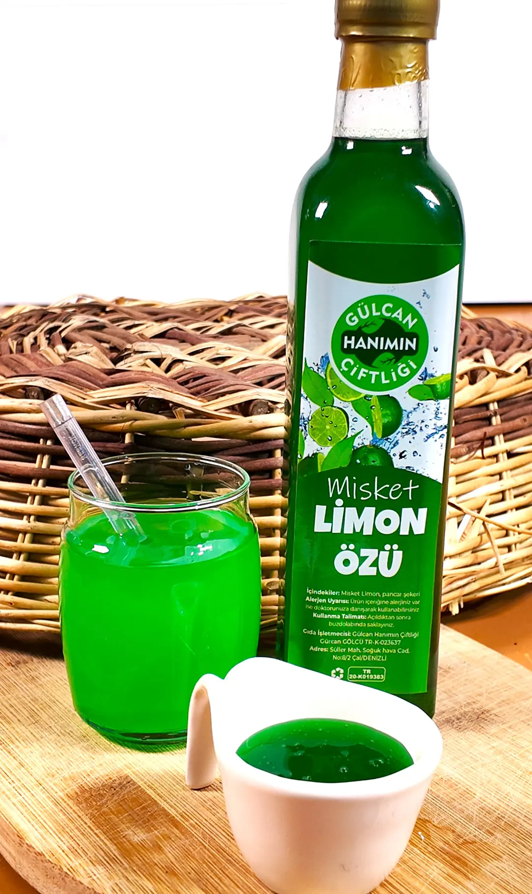 Naneli Misket Limon Özü