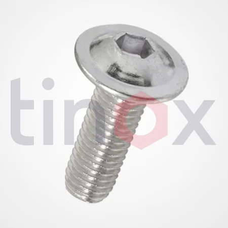 IMBUS FLANSLI BOMBE BAS CIVATA A2 DIN-9335-2-8x12