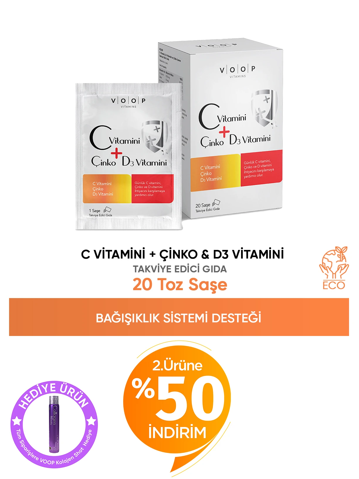 Voop Multivitamin & Mineral 30 Kapsül