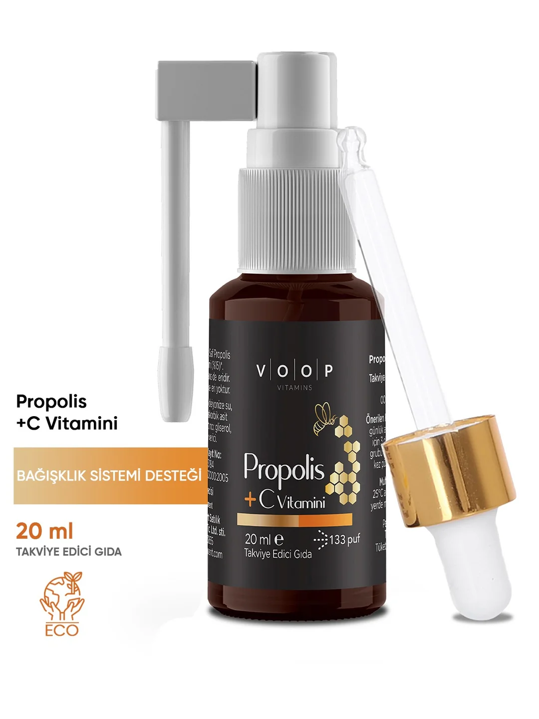 VOOP Propolis Damla C Vitamini Takviyesi 20 ml