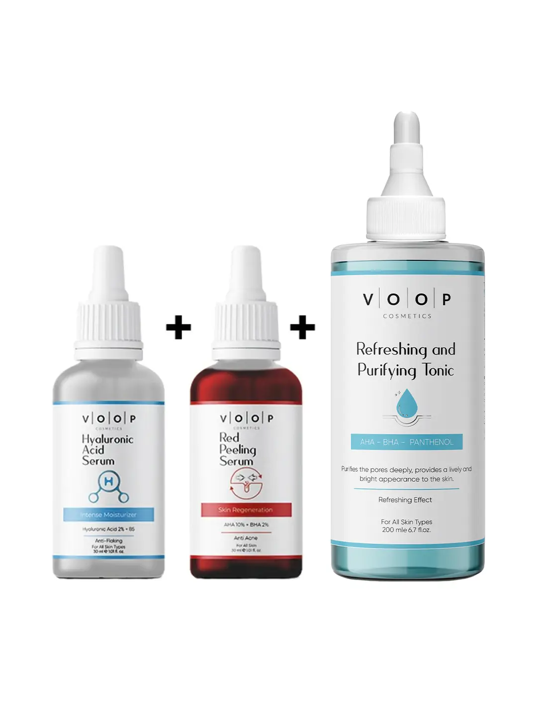 Voop Leke Önleyici Ve Gözenek Sıkılaştırıcı 3'lü Cilt Bakım Seti