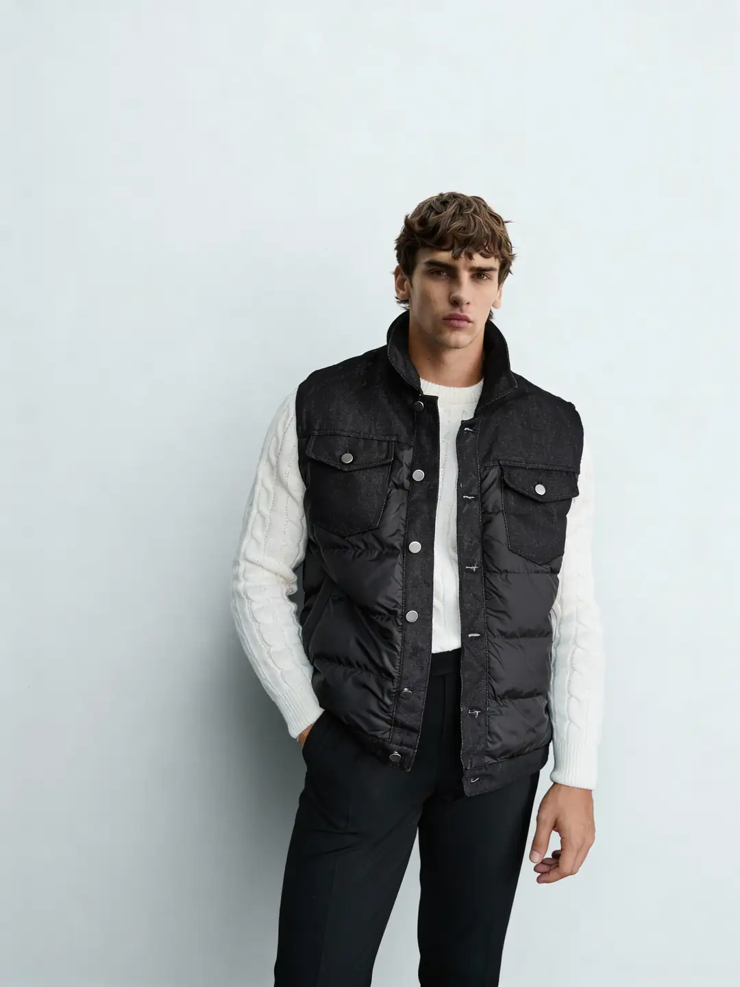 Urban Shield Siyah Casual Yelek FW5772