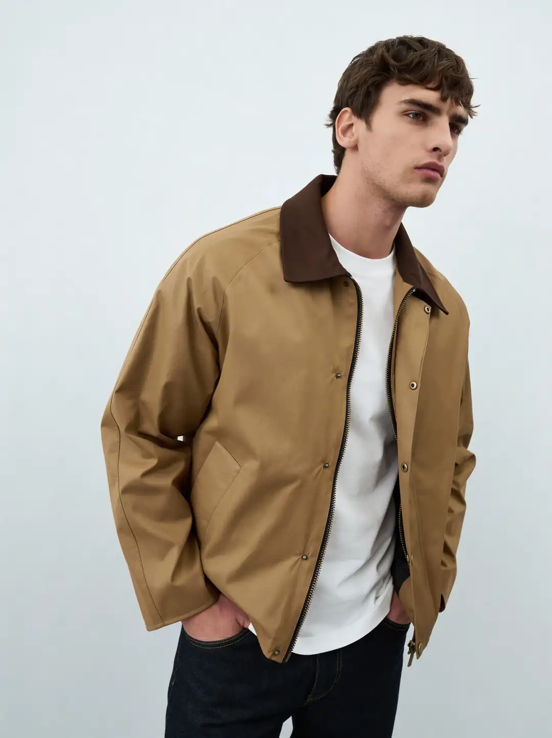 Soft Structure Camel Ceket FW6038