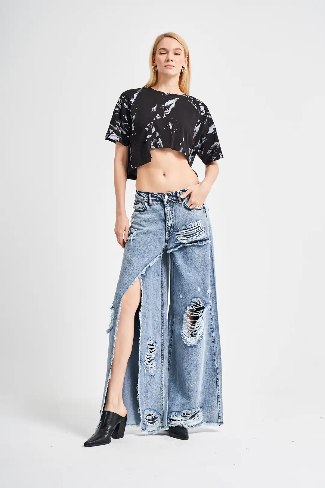 TW3 Designed Slit Jean