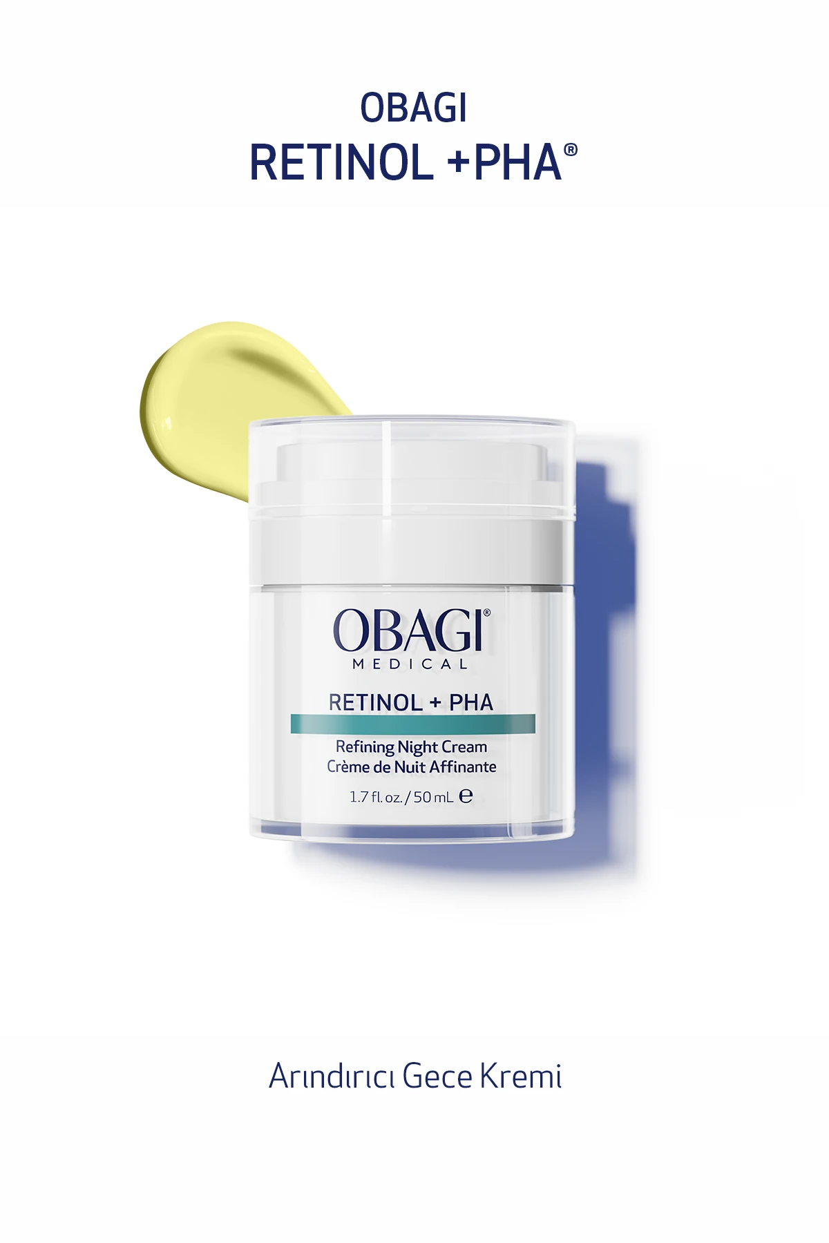 OBAGI MEDICAL RETINOL + PHA REFINING NIGHT CREAM 1.7FL OZ 50ML