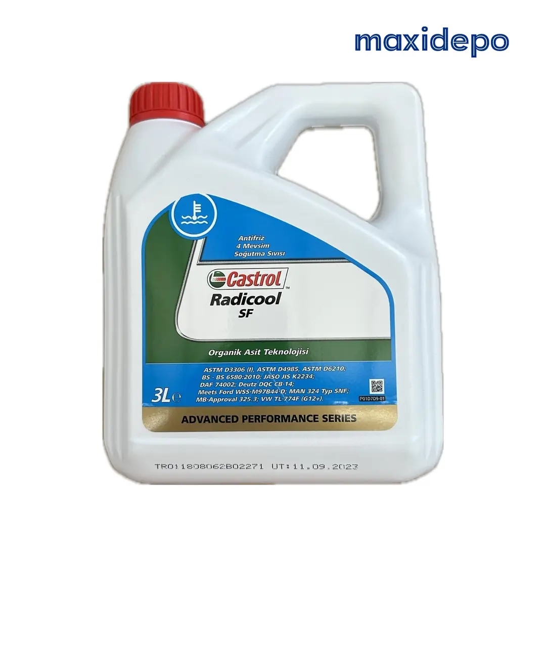 Castrol Radicool SF Kırmızı Antifiriz 3 LT