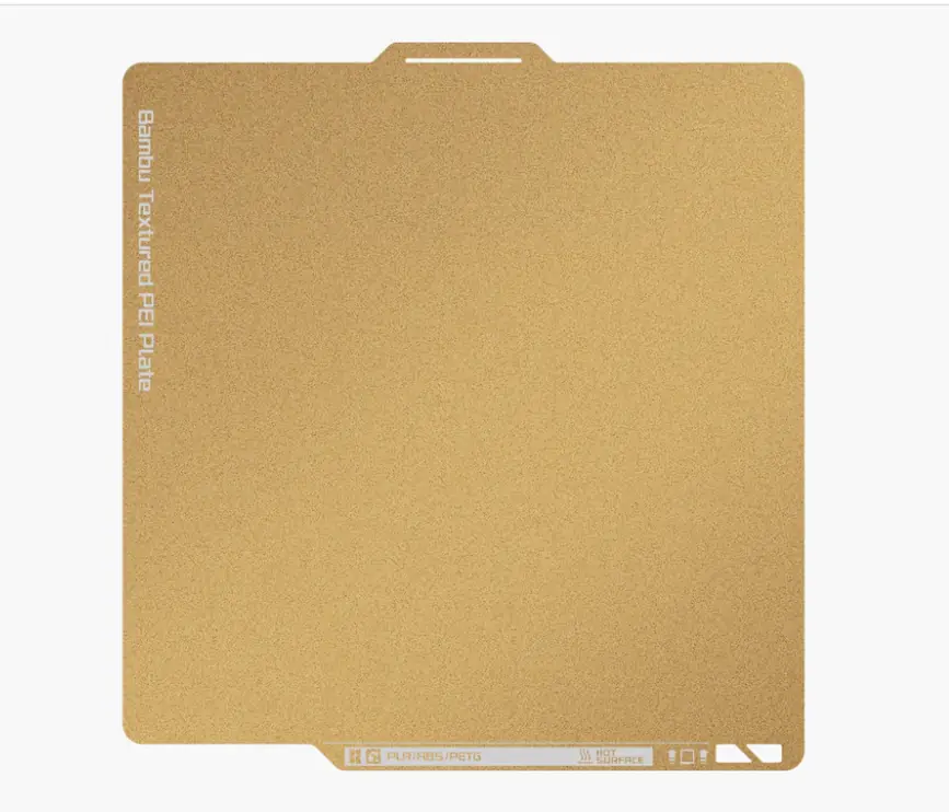 Bambu Textured PEI Plate (Gold) (X1 Serisi & P1P için) | Bambu Dokulu ...