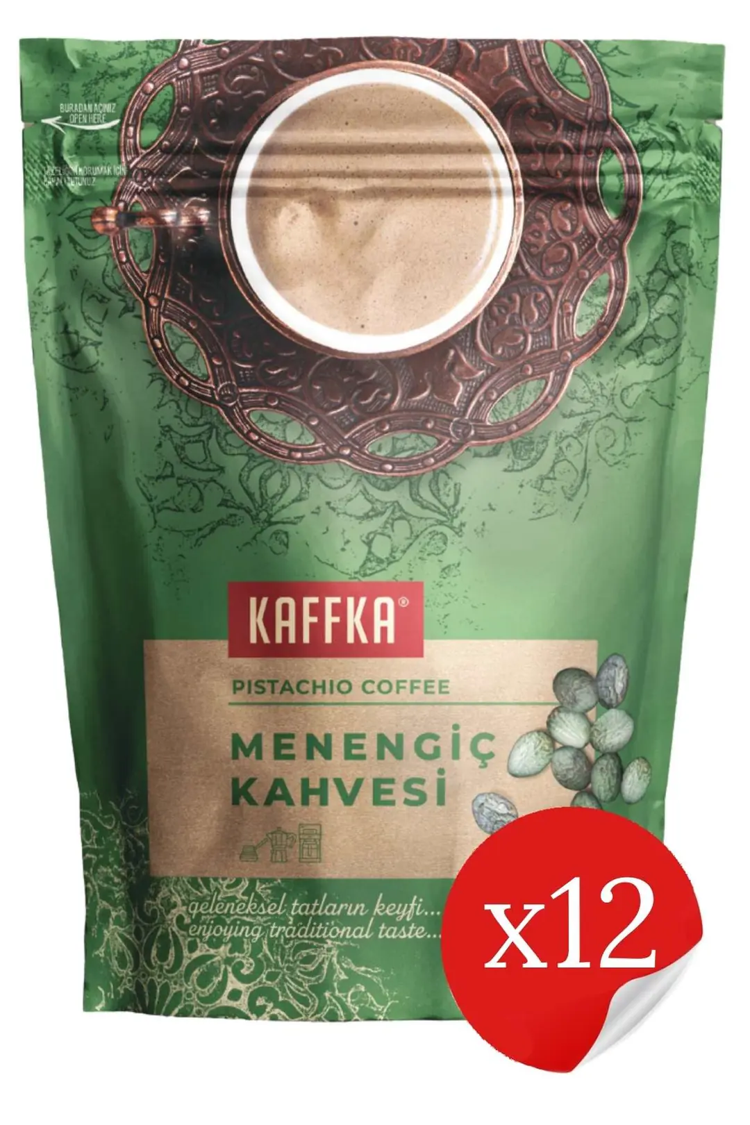 KAFFKA Menengiç Kahvesi 150 Gr ( 12 Adet ) | Şekeroğlu