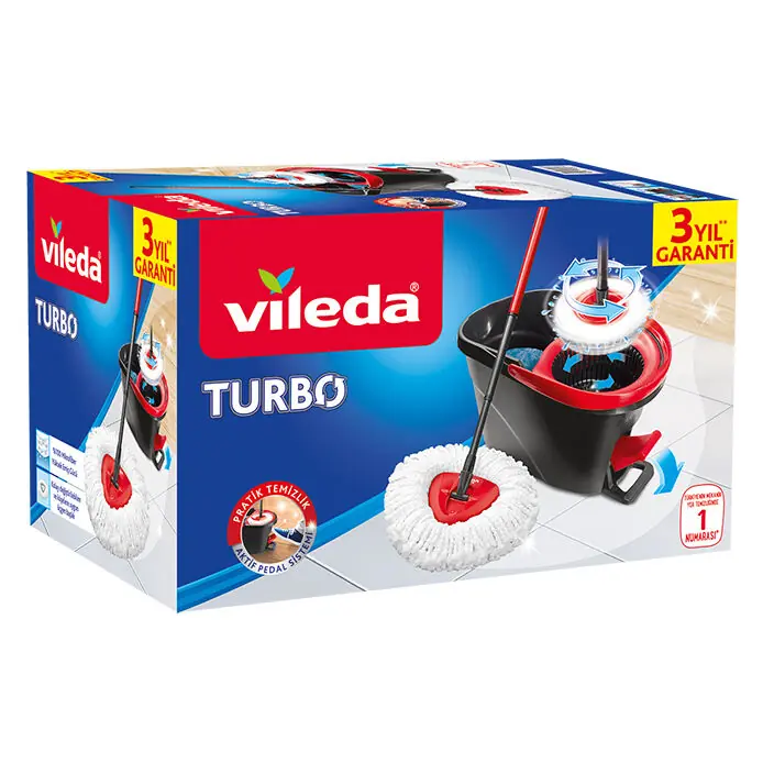 Vileda Turbo Pedallı Temizlik Sistemi & Vileda Paspas