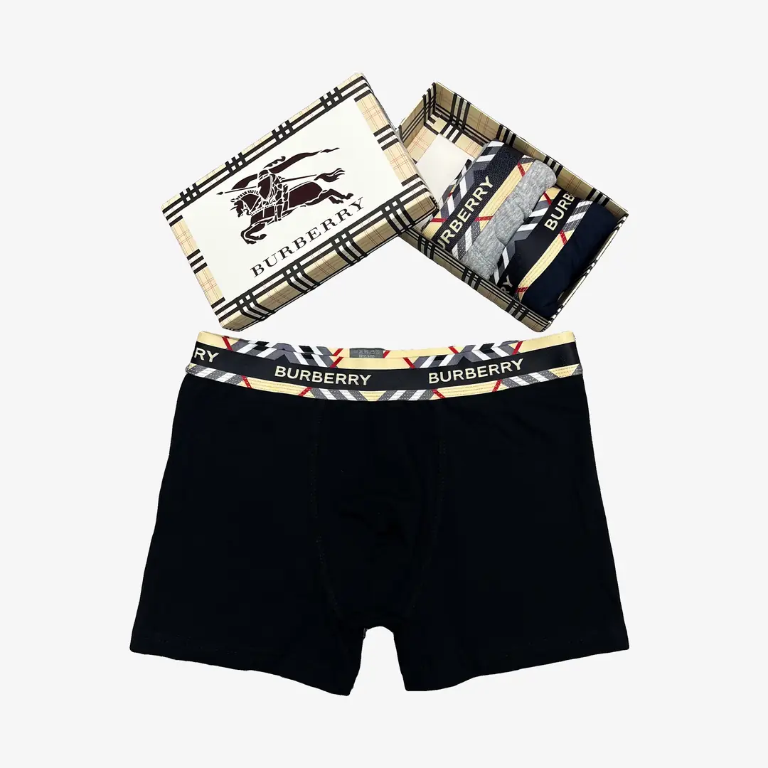 Burberry Premium Boxer Seti | Drip Mamba