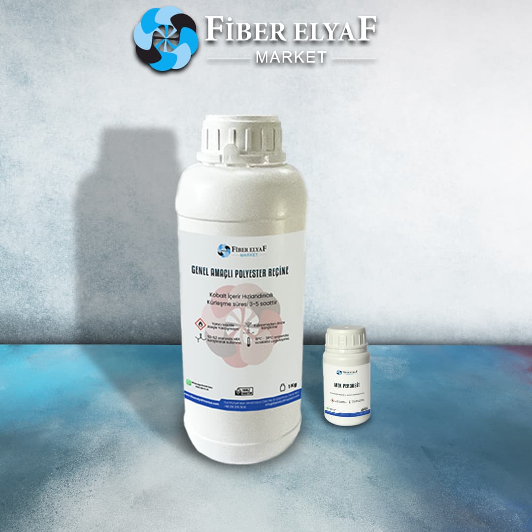 Fiber Elyaf Polyester Reçine 1 Kg + 10 gr Mek (sertleştirici) - Fiber ...