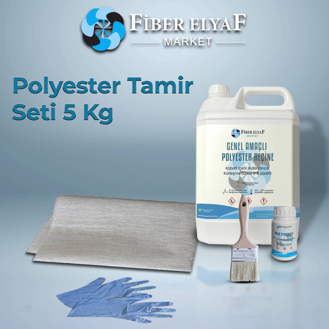 Fiber Elyaf Market Polyester Tamir Kiti 5 Kg - Fiber Elyaf Market