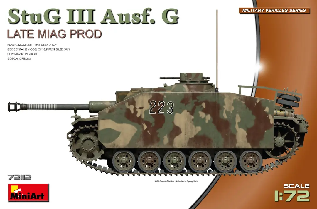 MiniArt 72112 1:72 StuG III Ausf. G Son Miag Üretimi Tank Maketi ...