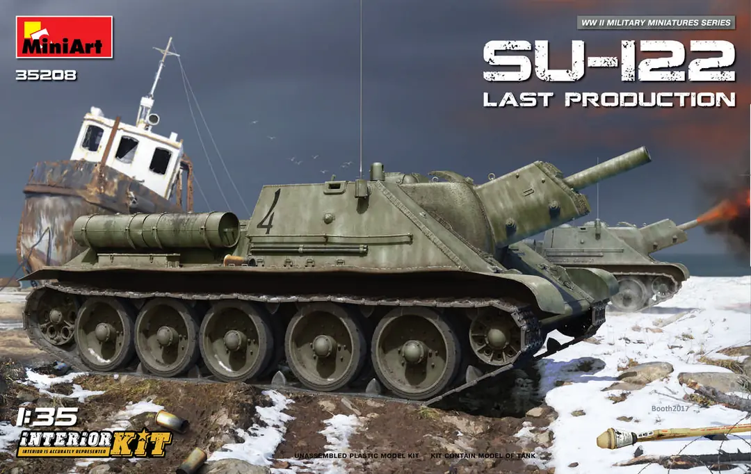 MiniArt 35208 1:35 SU-122 (Son Üretim) Interior Kit | MiniArt | Uygun ...
