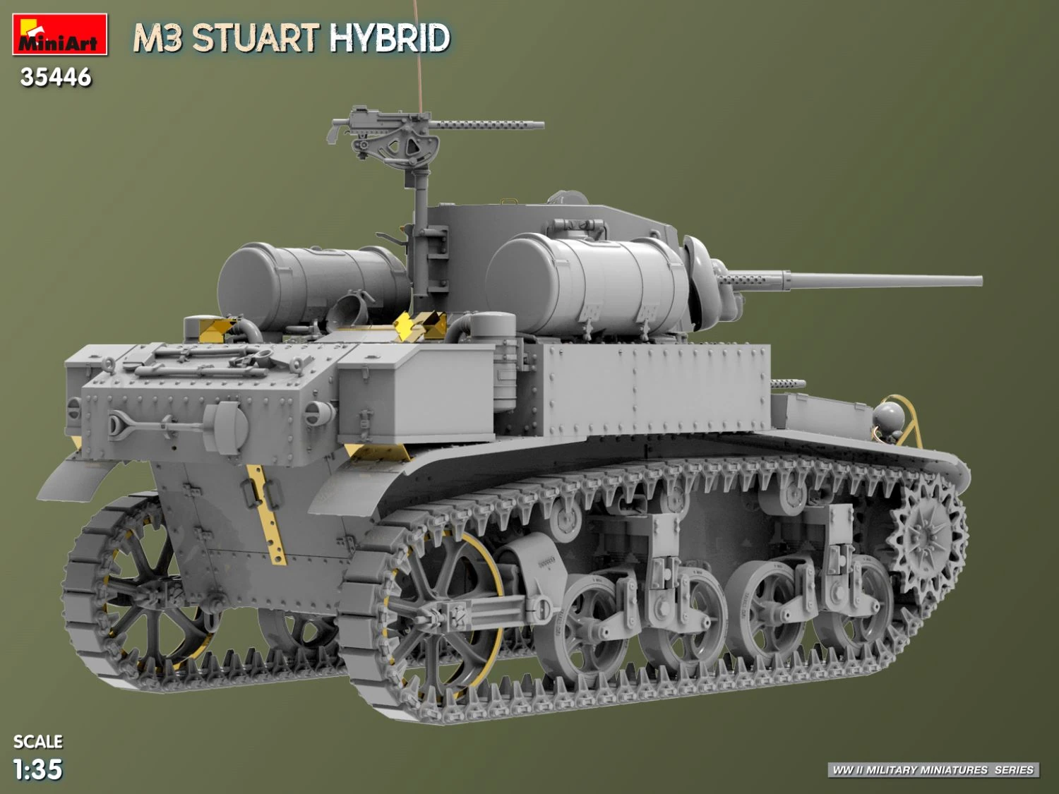 MiniArt 35446 1:35 M3 Stuart Hibrit | MiniArt | Uygun Fiyatlarla | Herdevat