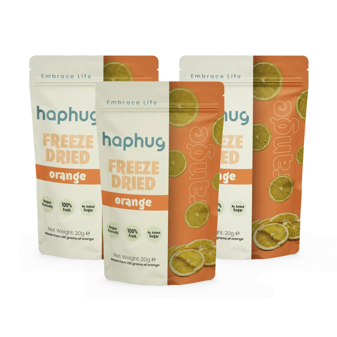 HapHug Freeze-Dried Orange - Triple Pack