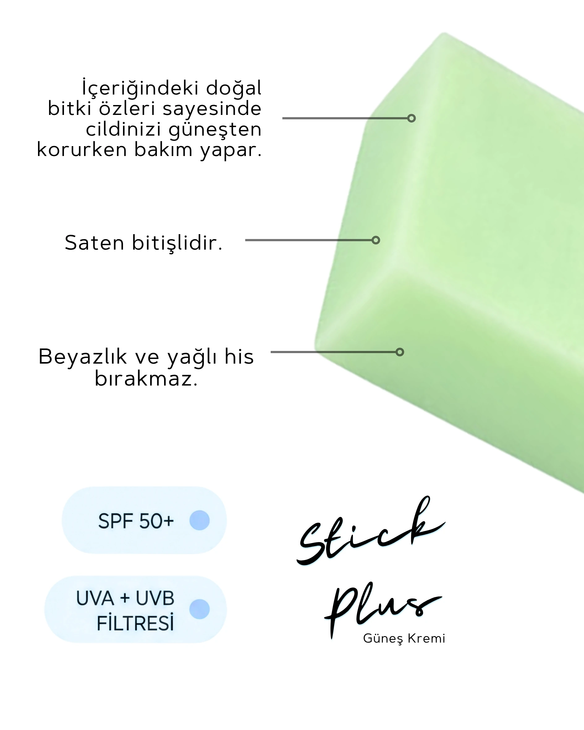 Rezitol Stick Plus Güneş Kremi SPF 50+ 10GR