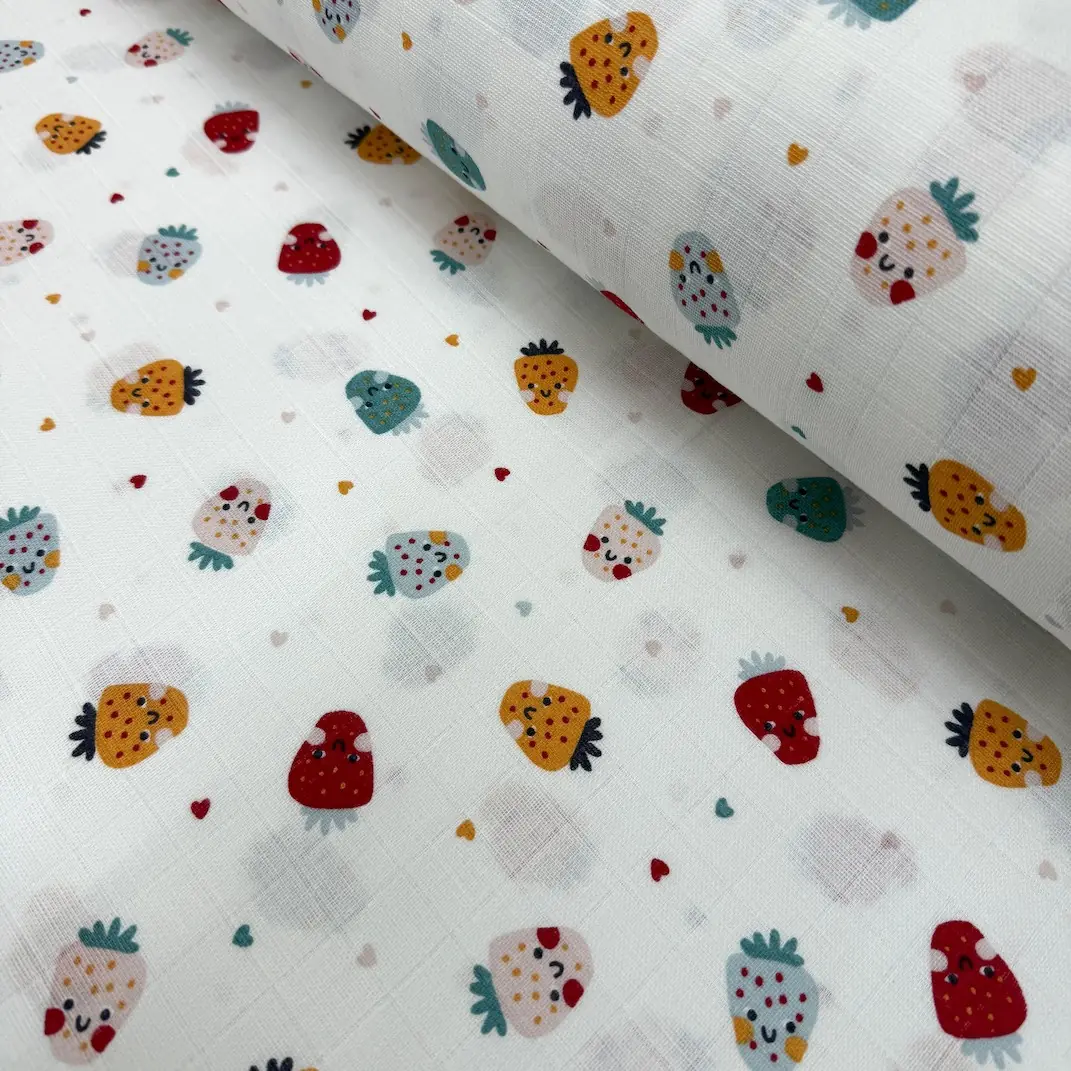 Çilek Surat Müslin Kumas