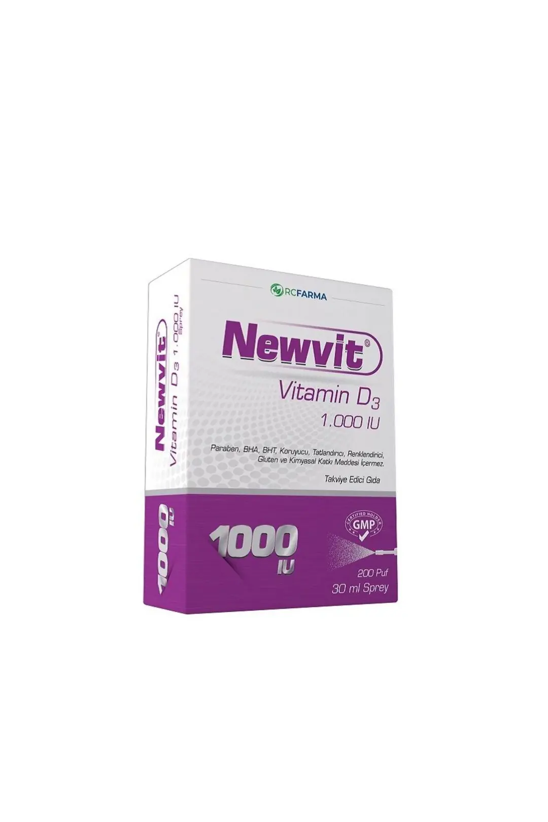 Newvit Vitamin D3 1000 Iu Sprey 30 Ml| vitamanya.com.tr