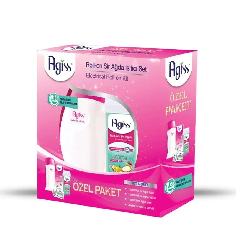 Agiss Isıtıcılı Roll‑On Ağda Set | vitamanya.com.tr