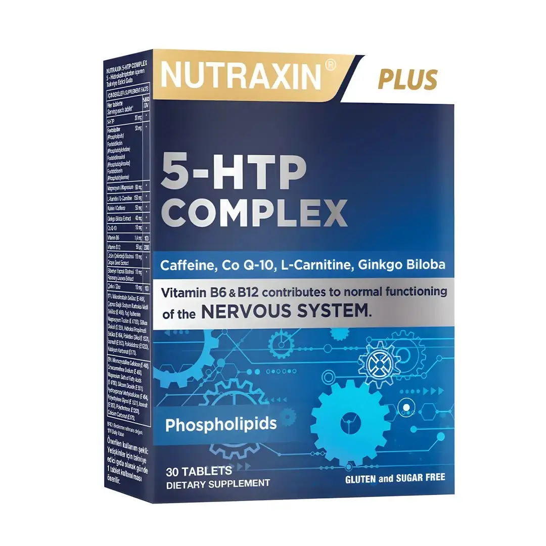 Nutraxin 5-HTP Complex 30 Tablet | vitamanya.com.tr