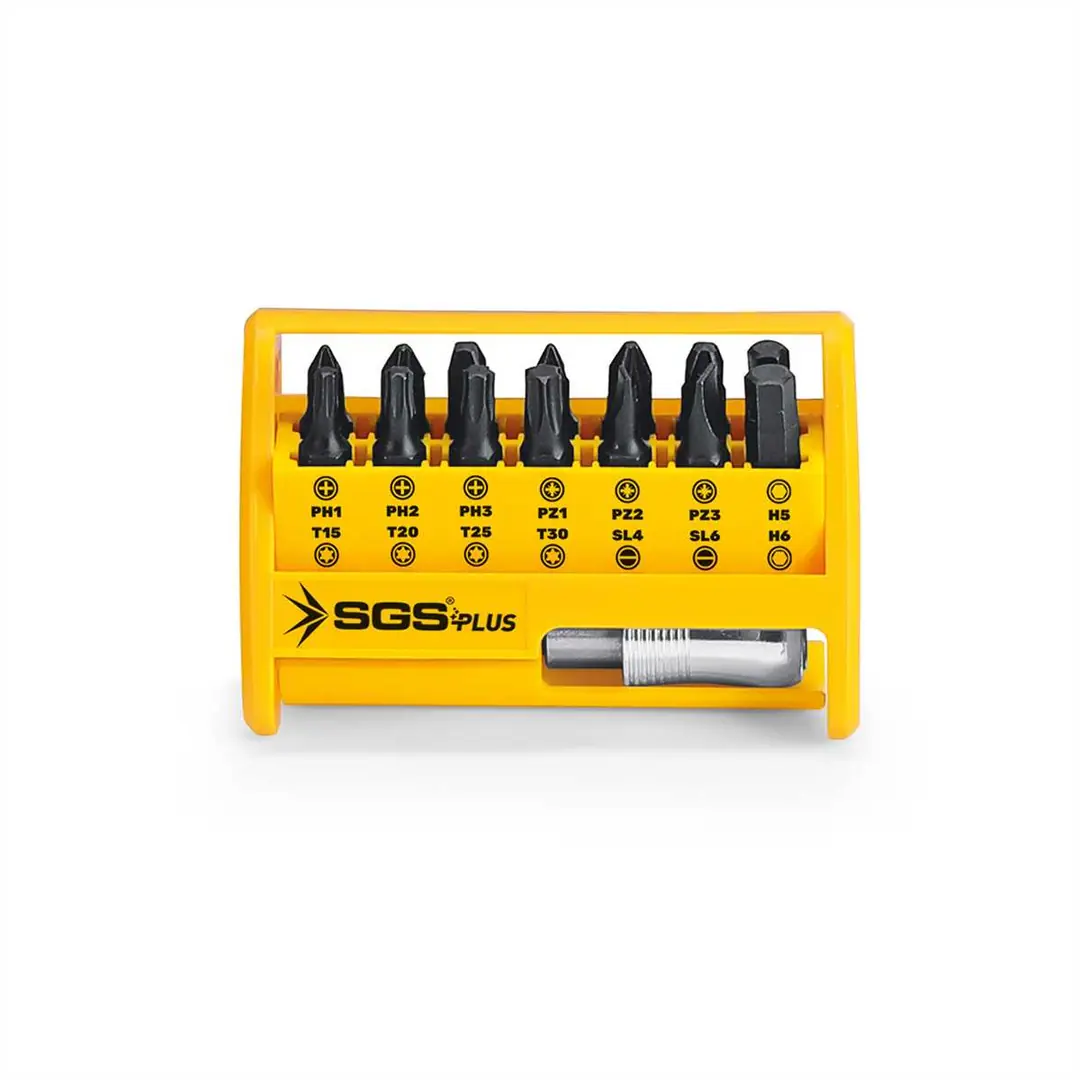 SGS BİTS UÇ VE HIZLI ADAPTÖR SETİ 15 PARÇA Sand-Pro Series SGS3870- icatech