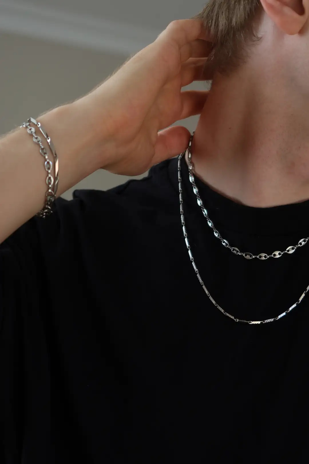 Silver Fracture Chain