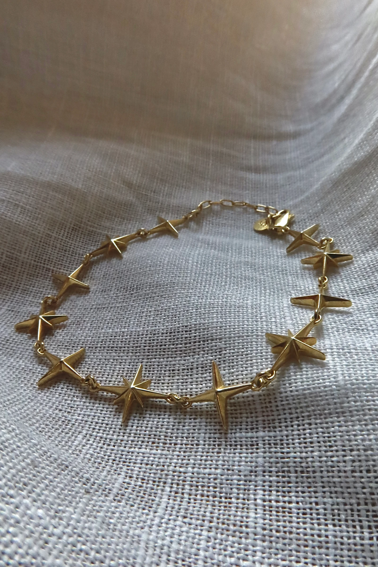 925 Astral Spike Gold Bracelet