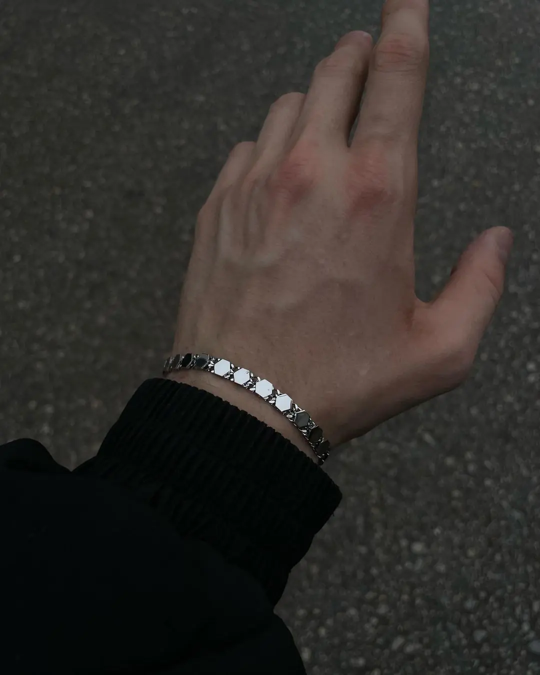 Hexagon Mirror Bracelet